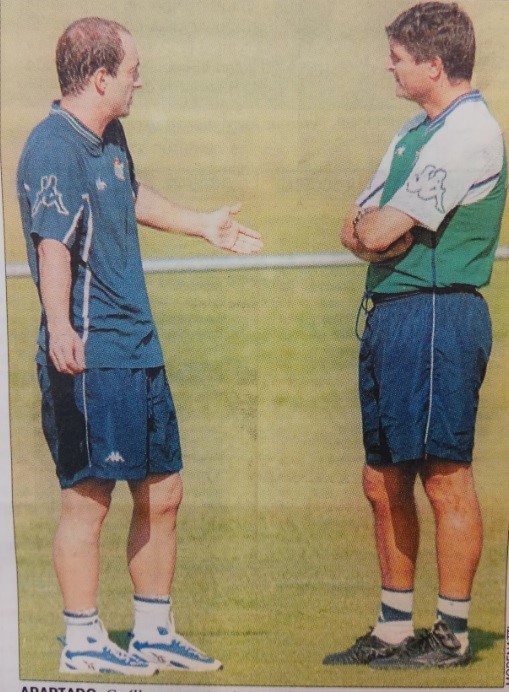 Historia del Real Betis Hoy hace 20 años. Suspensión de empleo de Ángel ...